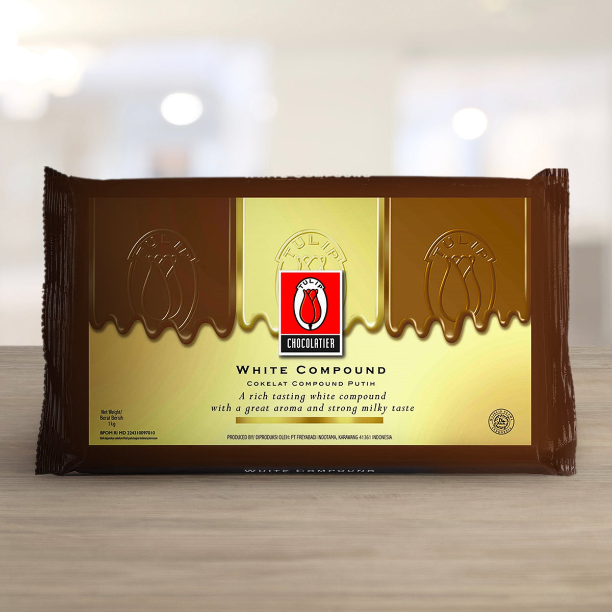 Tulip Chocolatier | Cokelat Compound Putih | KioskCokelat